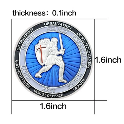 Armor Soldier Challenge Coin Put on The Full | Grelly USA