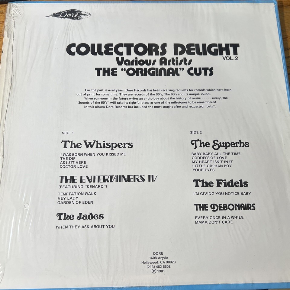 2 RARE VINYL ALBUMS: Collector's Delight Various Artists The Original ...