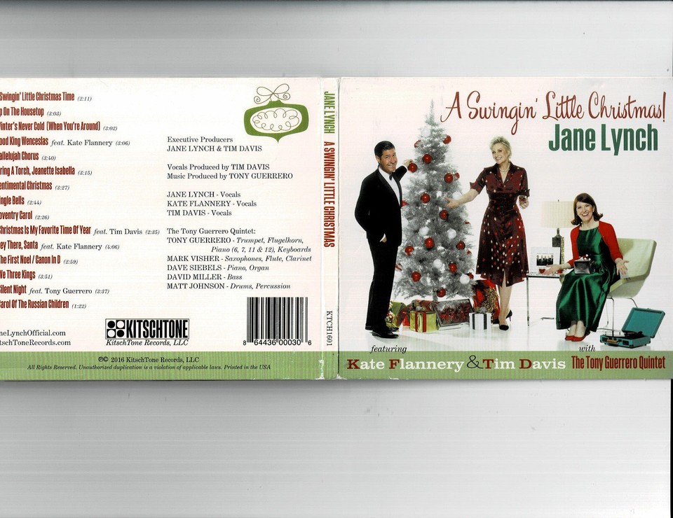 JANE LYNCH - A SWINGIN LITTLE CHRISTMAS (CD 2016) **15 TRACKS**DAVIS ...