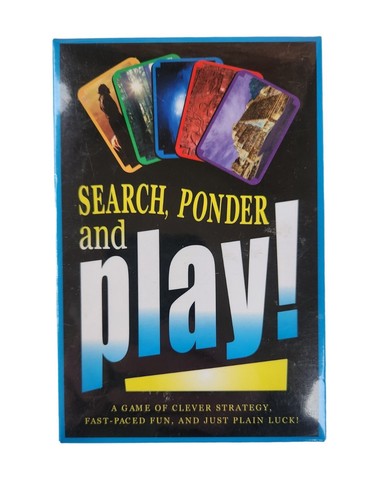 Vtg Search Ponder and Play Card Game Clever Strategy Fast Fun & Just ...