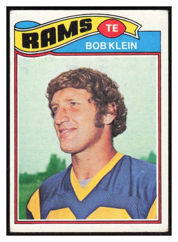 1977 Topps #343 Bob Klein - Los Angeles Rams | eBay