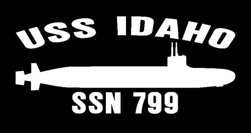 USS IDAHO SSN 799 Silhouette Decal U S Navy USN Military S002 | eBay