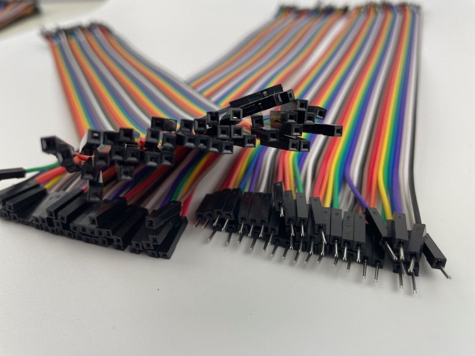 3*40Pcs Dupont Wire Jumper Cable 10/20/30cm, FF, MM, MF, for Arduino ...