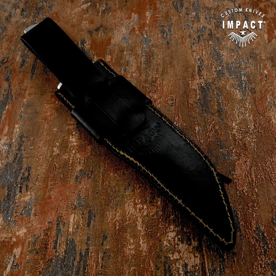 1-of-a-kind Custom Handmade 16" Clip Point fuller bowie Knife Impact ...