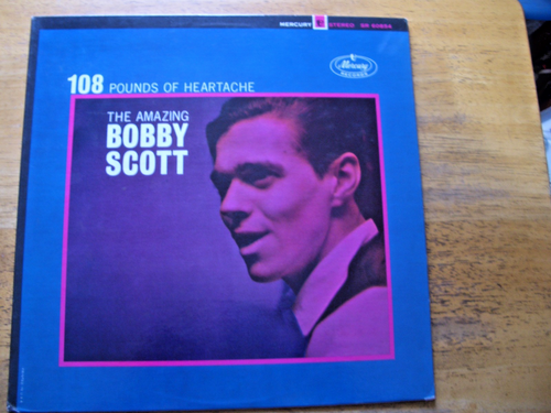 BOBBY SCOTT ~ 108 POUNDS OF HEARTACHE ~ 1963 STEREO LP ~ RECORD NM ...