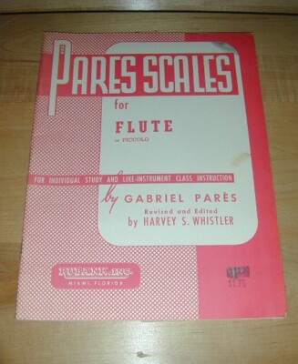 PARES SCALES for FLUTE / PICCOLO~Individual or Class | eBay