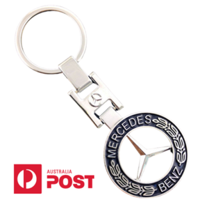 Polished Mercedes Benz Classic Logo Stainless Keyring Keychain Key | eBay