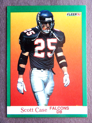 Scott Case #197 Fleer 1991 Football Card (Atlanta Falcons) VG | eBay