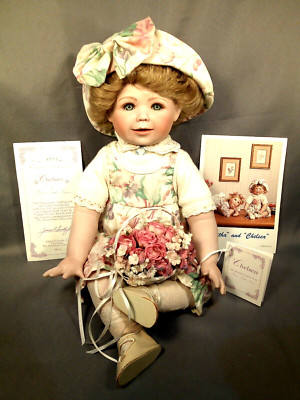 Porcelain Doll "Chelsea" (472) 17"(43cm) by The Hamilton Collection ...