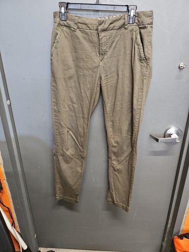 Dictionary Pants Womens Size 10/30 Green Khaki Skinny Mid Rise Regular ...