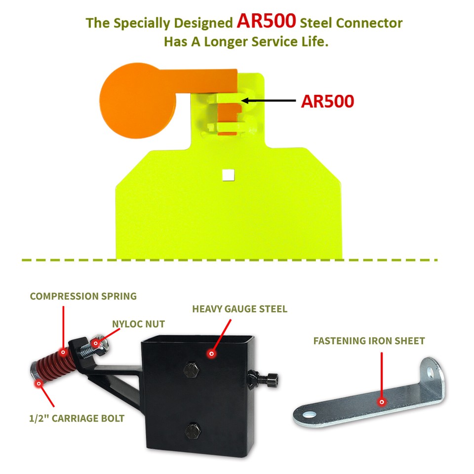 AR500 Steel Hostage Shooting Torso Target 3/8" Thick with 2x4 Target ...