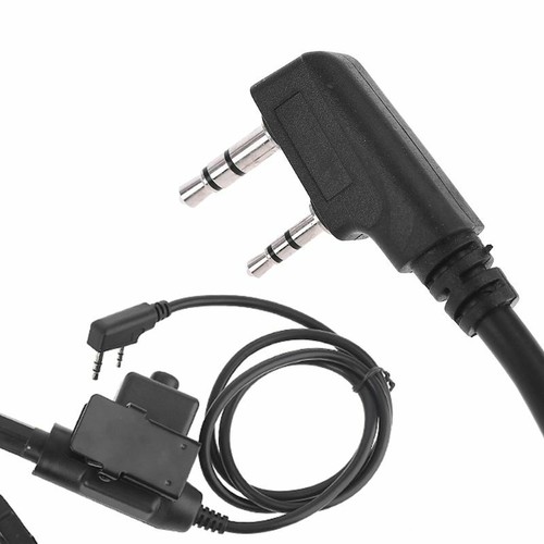U94 PTT Neck Throat Mic Earpiece Nato Tactical Headset for Kenwood ...