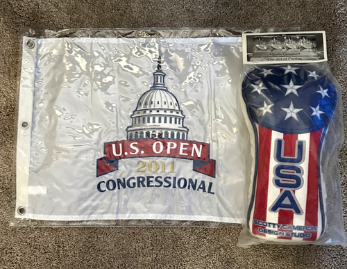 RORY MCILROY 1ST MAJOR 2011 SCOTTY CAMERON TITLEIST USA US OPEN FLAG ...