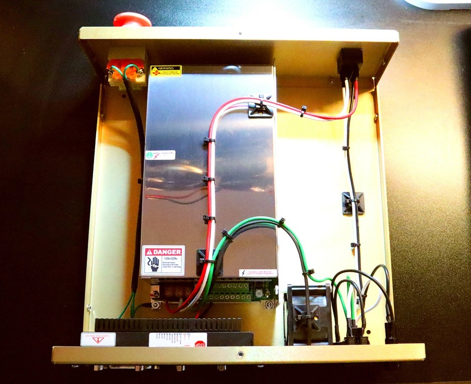 Gecko G540 CNC Motion Control System 48v 12.5a & 3 Nema 23 300oz in 3 ...