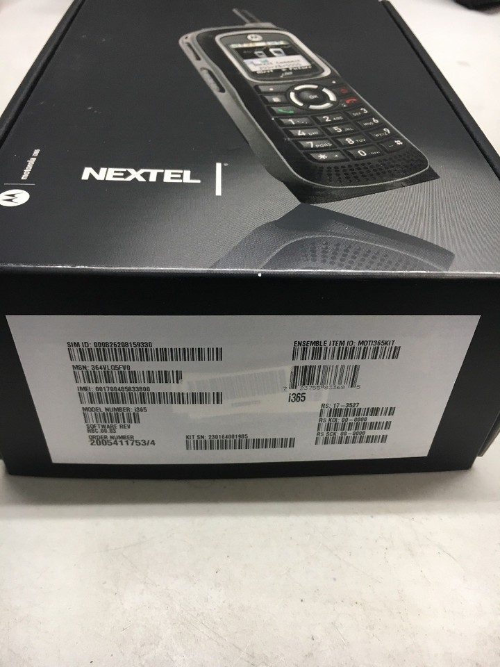 Lot of (20) BRAND NEW Motorola Nextel i365 Rugged iDEN Cell Phones ...