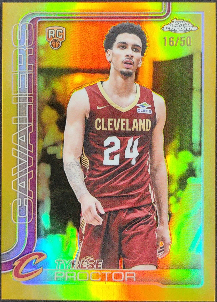 2025-26 Topps Chrome - Tyrese Proctor #300 Gold Refractor /50 (RC) for ...