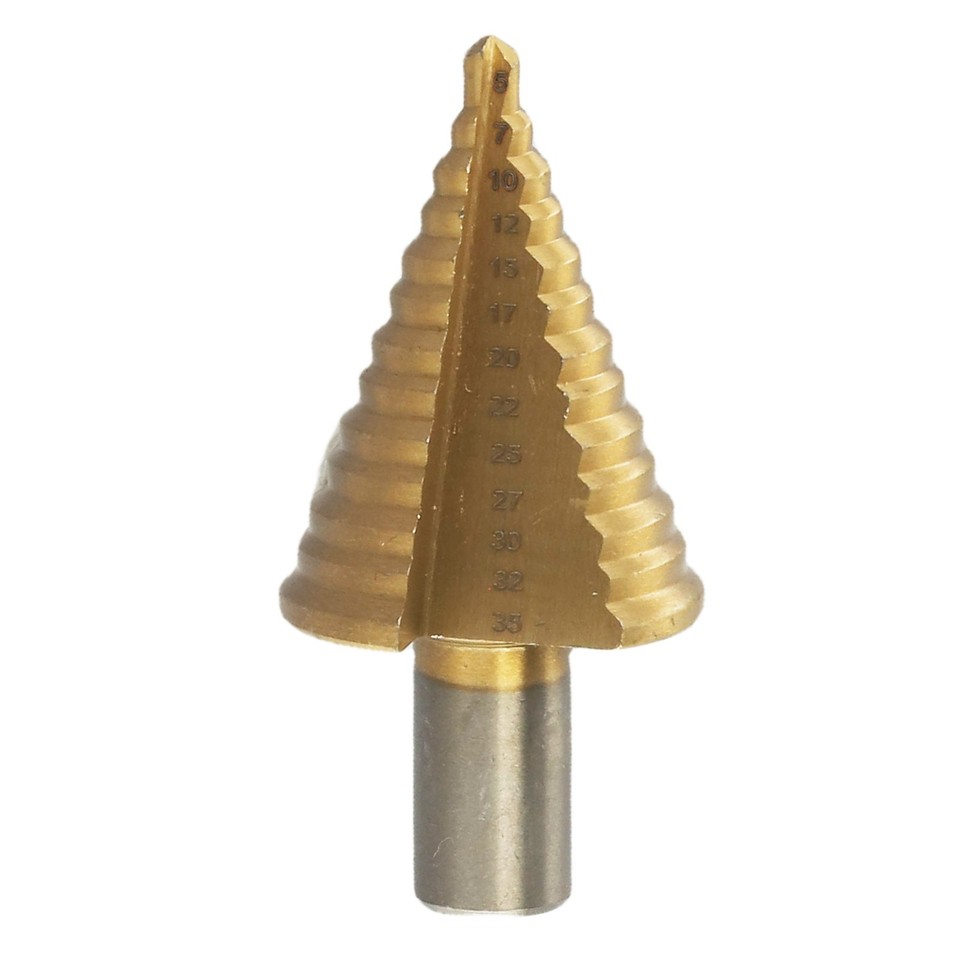 1* HSS Step Drill Bit 13 Types 5~35mm For Steel, Wood, Thin Iron ...