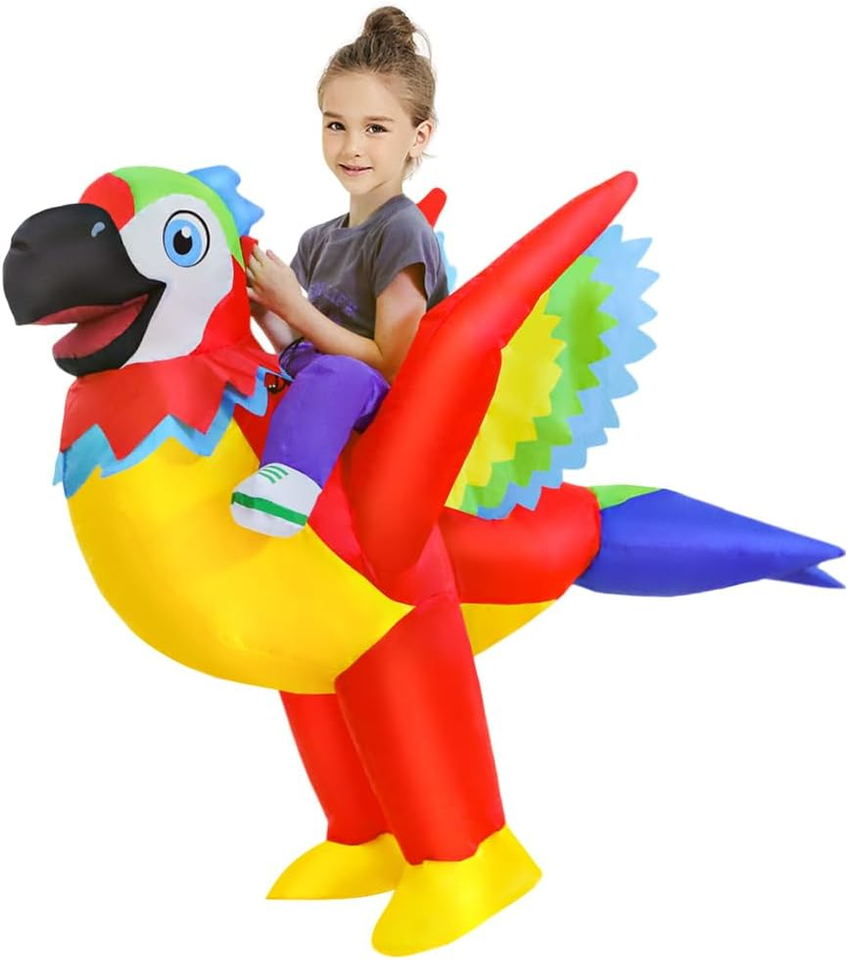 Inflatable Parrot Costume Kids Parrot Blow up Costume for Funny ...