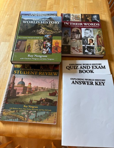 Notgrass Exploring World History Set - COMPLETE set (not literature bks ...