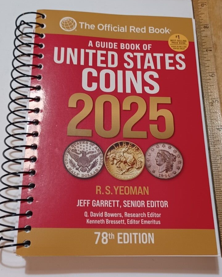 2025 A Guide Book Of UNITED STATES COINS, The REDBOOK, spiral bound ...