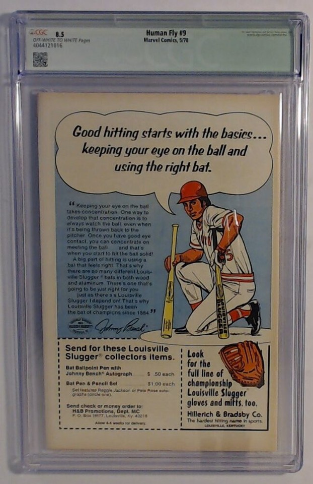 The Human Fly #9 (Marvel, 1978) Newsstand, CGC 8.5 | eBay