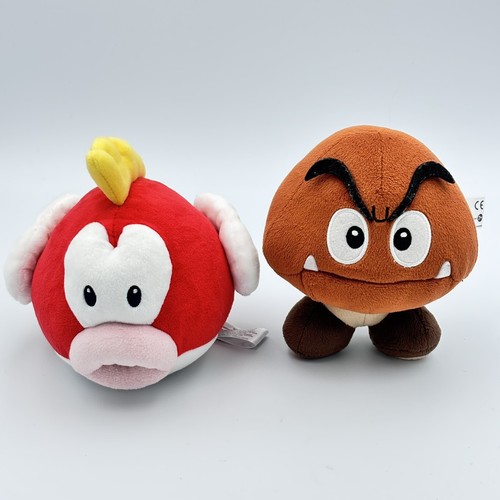 Goomba & Fish Plush Little Buddy Nintendo Super Mario 6" Stuffed Toy ...