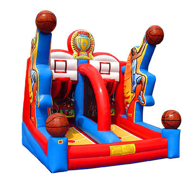 Inflatable Basketball Hoop Carnival Game Inflatable Basketball Double ...