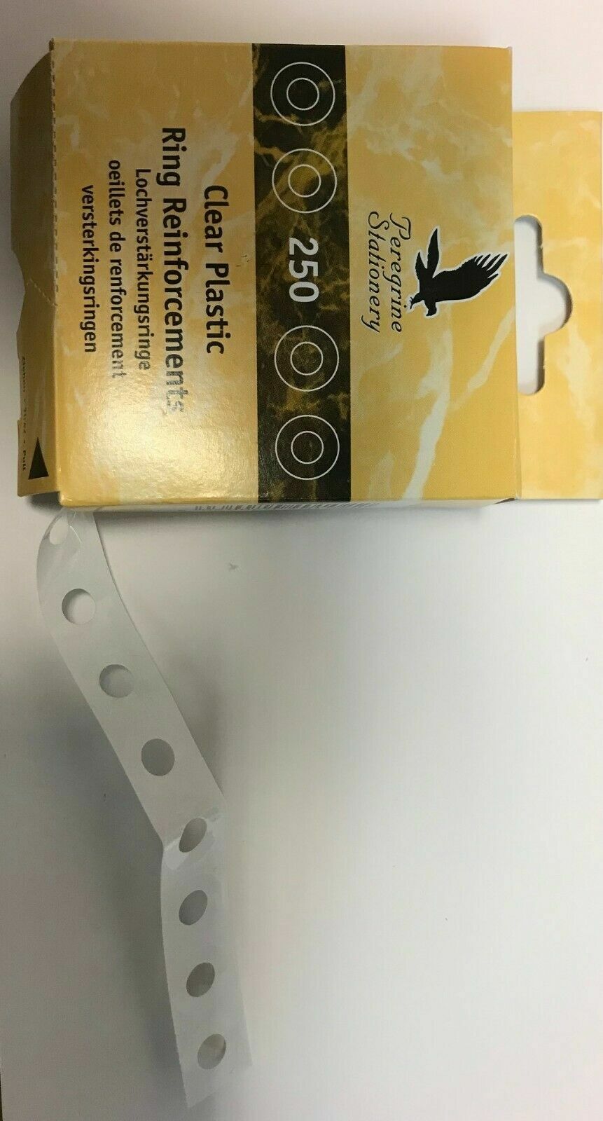 500 Vinyl Ring Reinforcers for Punched Holes Reinforcement Washers File ...