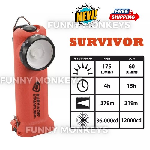 Emergency Right Angle Flashlight Bright Beam Survivor Firefighter ...