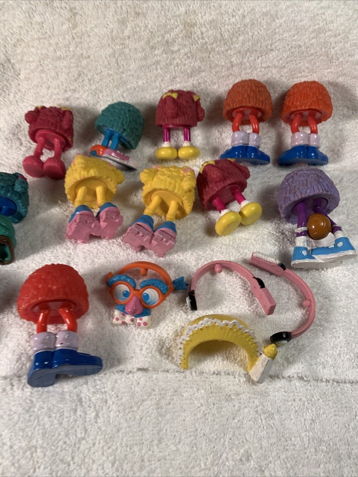 Vintage 1980's McDonalds Funny Fry Guys w/ Hats Happy Meal Toys 16 Pcs ...