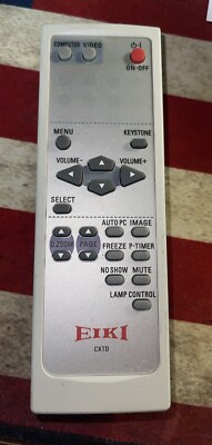 Genuine EIKI CXTD Projector OEM Remote Control LC-SB22 LC-XB23 LC-XB23C ...