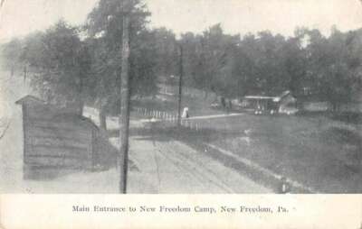 New Freedom Pennsylvania New Freedom Camp Main Entrance Vintage ...