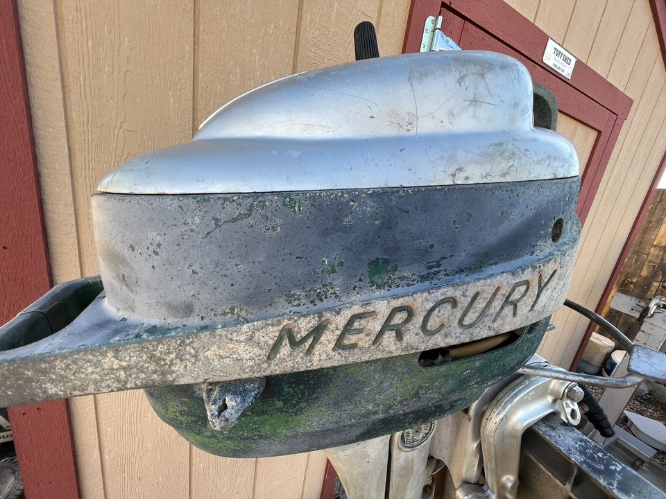Mercury Mark 25hp Tiller Handle Vintage Outboard Serial #876757 For ...
