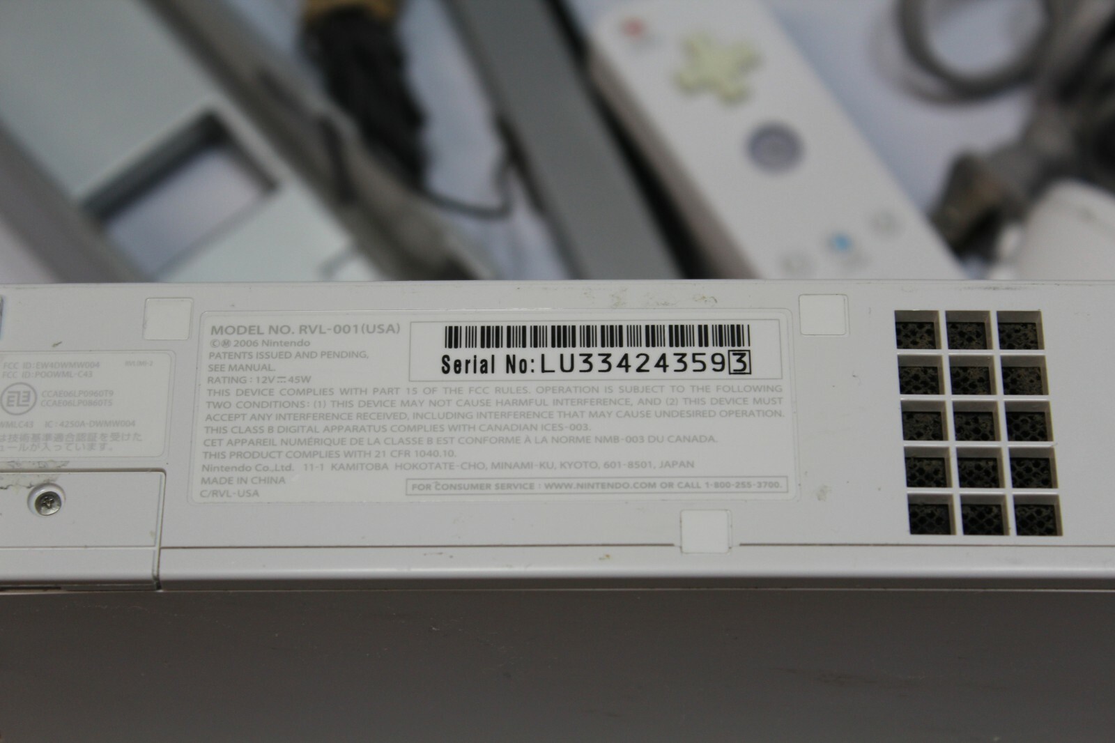 Nintendo Wii White Console RVL-001 GameCube Compatible Bundle Complete ...