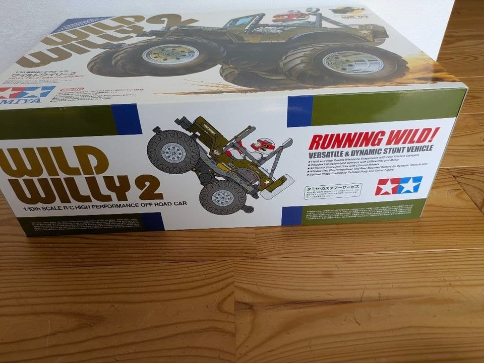 TAMIYA Wild Willy 2 1/10 RC Kit New Unassembled Opened Box 58242 Japan ...