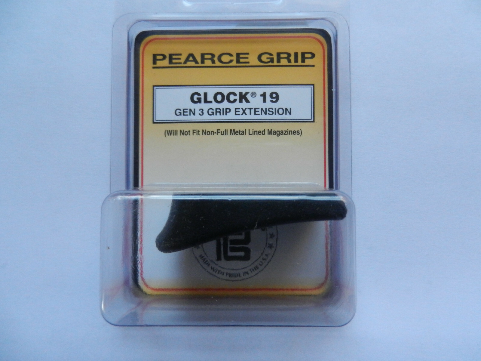 PEARCE GRIP GLOCK G19, G17 Grip Pinky Extension; 2 Pack; PG-19 ...