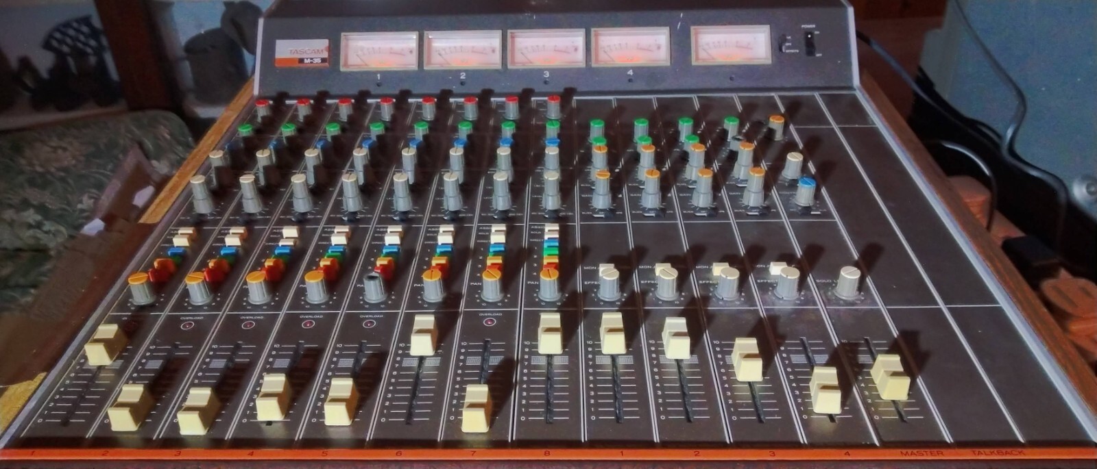 TASCAM 38 1/2" 8-Track Reel to Reel multitrack Tape Recorder and M35 ...