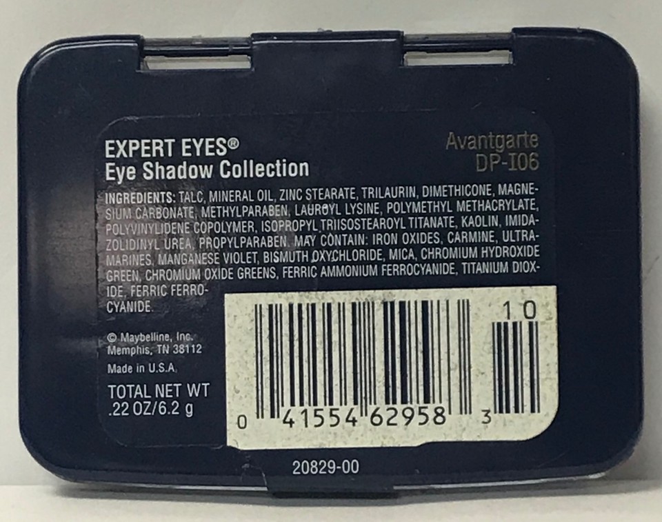 6 Maybelline Expert Eyes Eye Shadow Collection Avantgarte | eBay
