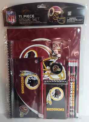 Washington Redskins NFL 11 Piece School Gift Set Wincraft Brand New ...