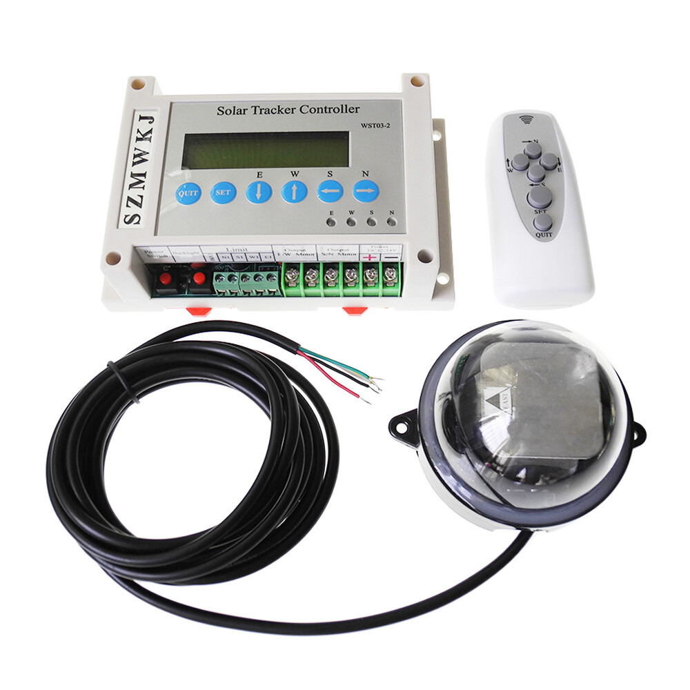 Complete Dual Axis Solar Track System Tracker Kit&Linear Actuator ...