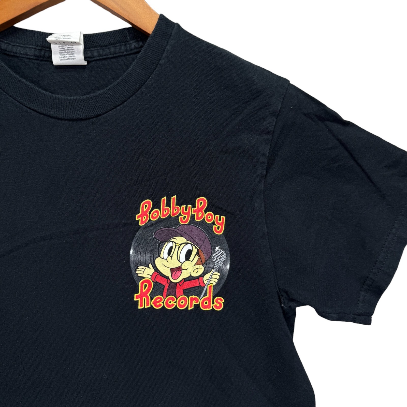 Bobby Boy Records Logo Logic Hip Hop Rap Vinyl Black Men's T-Shirt S | eBay