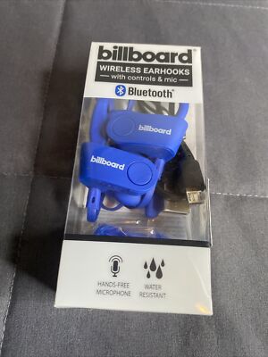 Billboard wireless ear hooks with controls And Mic also waterproof ...