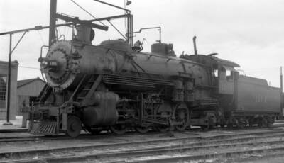 MP Missouri Pacific locomotive No 1101 engine type 2-8-2 OLD TRAIN ...