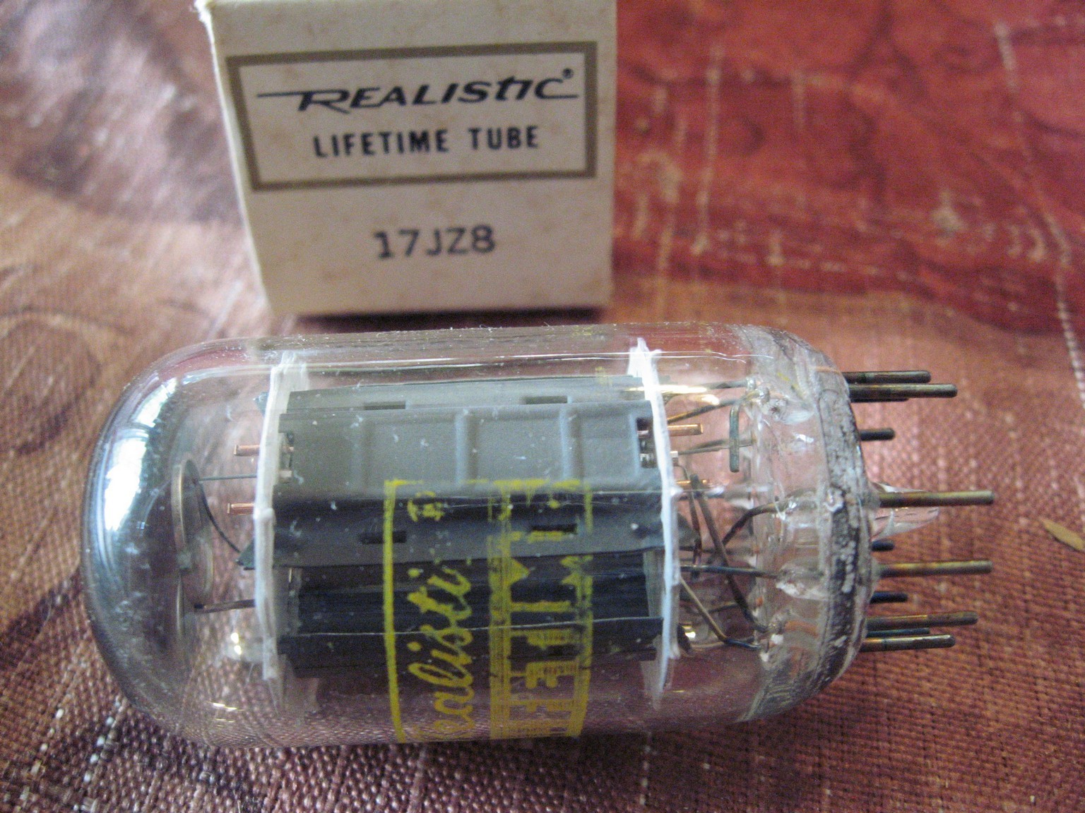Vintage Radio TV Vacuum Electron Tube: 17JZ8 25W4GT 7695 25EH5 32ET5A ...