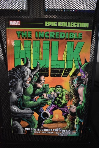 Marvel Epic Collection Incredible Hulk Volume 5 Who Will Judge the Hulk ...