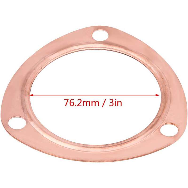 3 Inch Copper Header Exhaust Collector Gaskets,fits for SBC BBC 302 350 ...