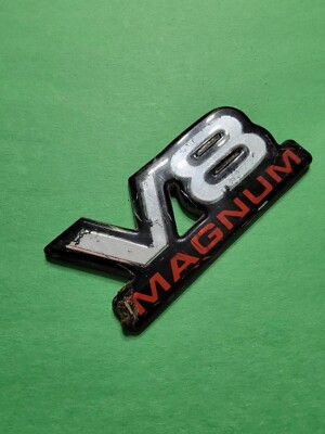 Bin#35 1999 Dodge Durango V8 Magnum Rear Side Emblem Badge Logo 'V8 ...
