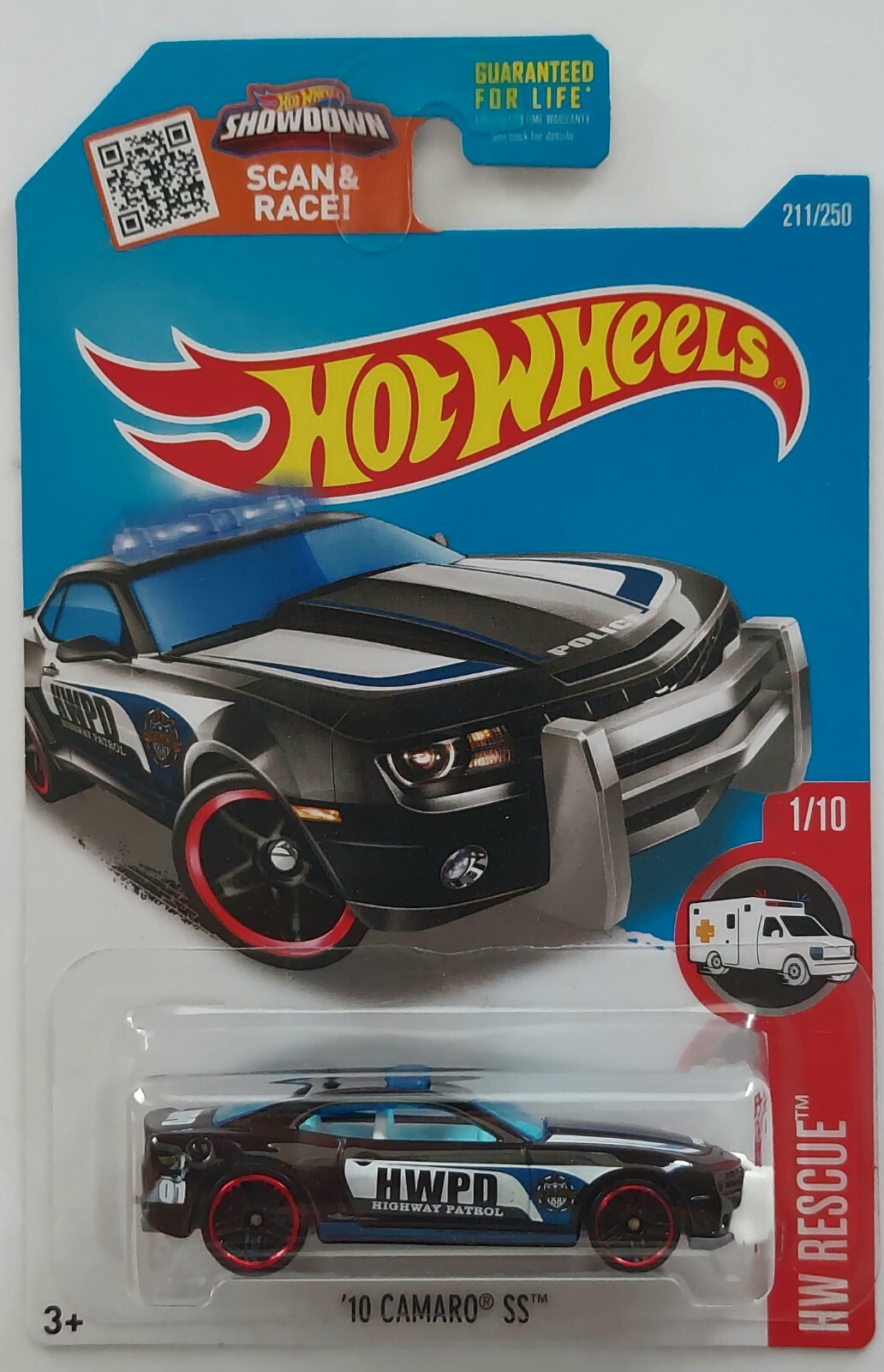 2016 Hot Wheels 10' Chevy Camaro SS HWPD Police Cruiser #211/250 | eBay