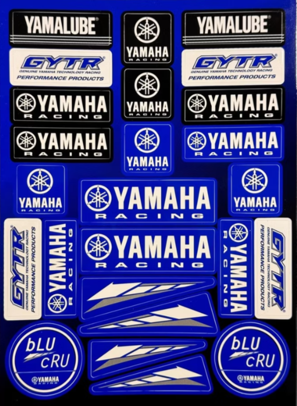 Yamaha Motocross Stickers