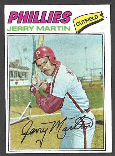 1977 TOPPS #596 Jerry Martin PHILADELPHIA PHILLIES EX-MINT A | eBay